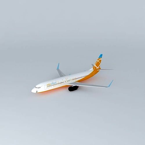 Orbit Airlines Boeing 737 800 3d model