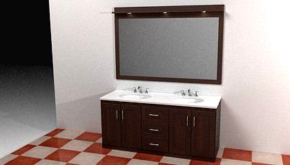 Double Vanity 3d model