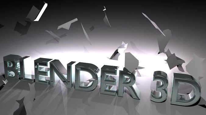 logo blender 3d model