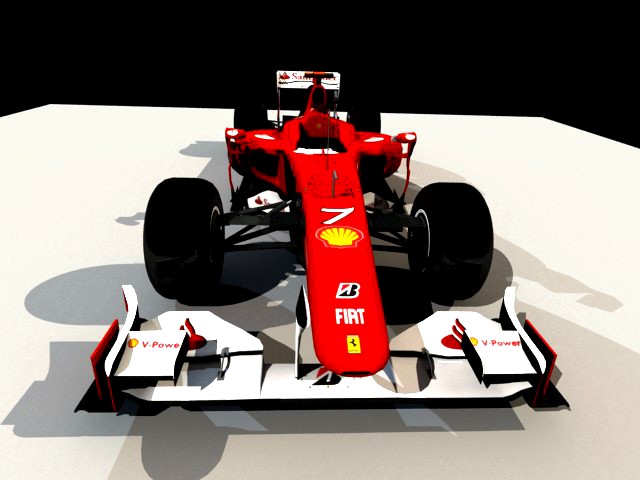 Ferrari F1 Race Car 3d model