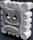 Thwomp - Super Mario Bros. 3d model