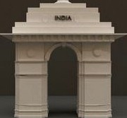 India Gate 3d model