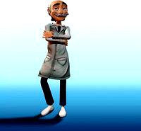 Professor 3d model