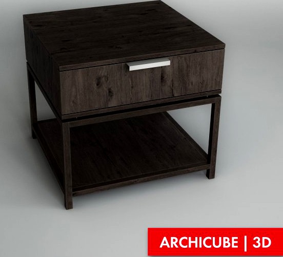 Bedside Table 3D Model