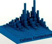 Collatz Conjecture Towers 3d model