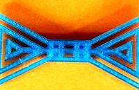 Bow tie of triangles 3d model