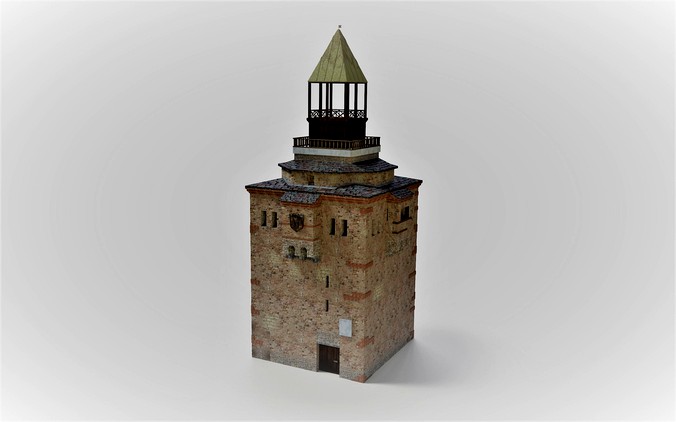 Medieval tower 3d model