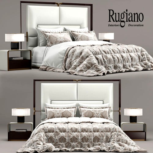 Rugiano Grace bed 3d model