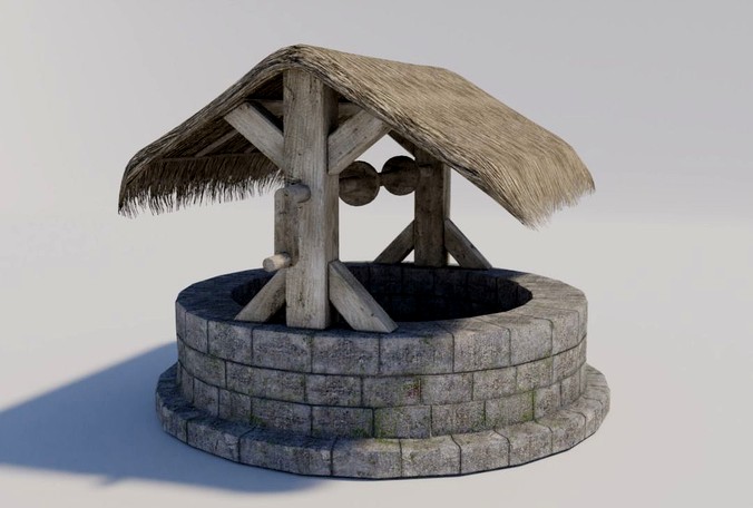 Medieval Well 3d model