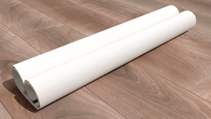 Blender Paper Roll Animation 3d Model