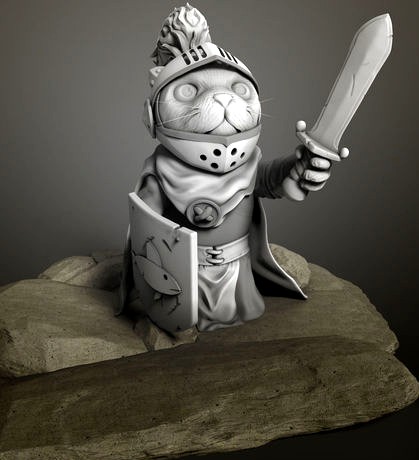 Armor Cat 3d model