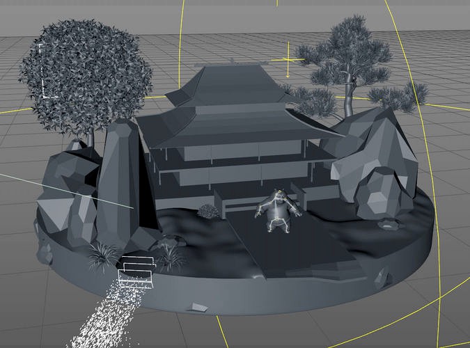 kung fu Panda 3d model