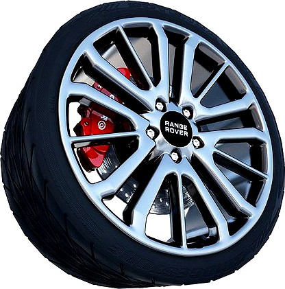 Range Rover Sport Wheel 3d model