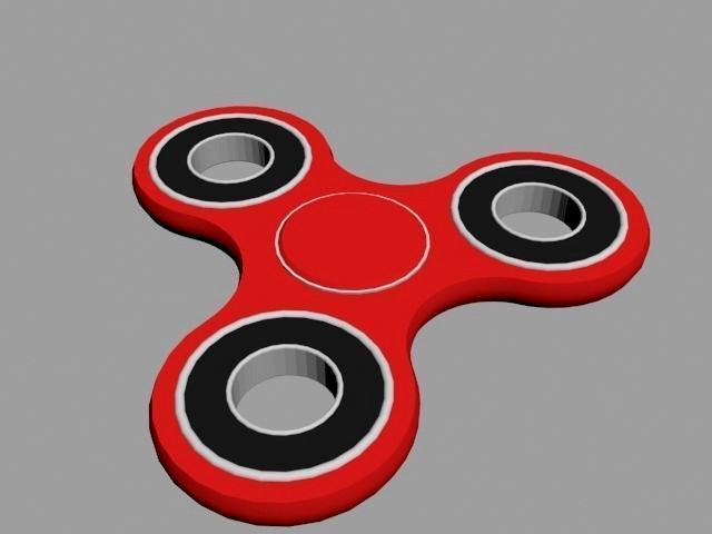 game ready spinner 3D model