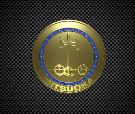 mitsuoka logo 3d model