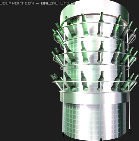Beer counter 3D Model