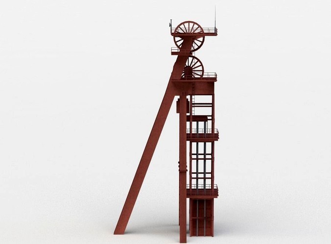 Shaft tower 3d model