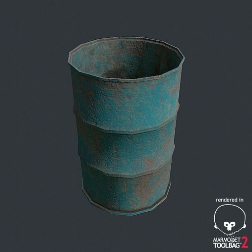 Barrel of fire 3D model