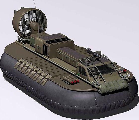 007 HoverCraft Die another Day Movie 3d model