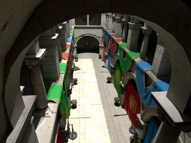 Crytek Sponza - Huge (VRay) 3d model