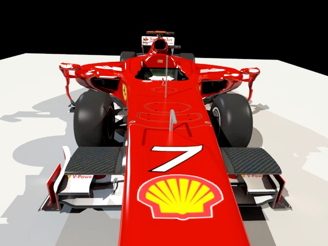 Ferrari F1 Race Car 3d model