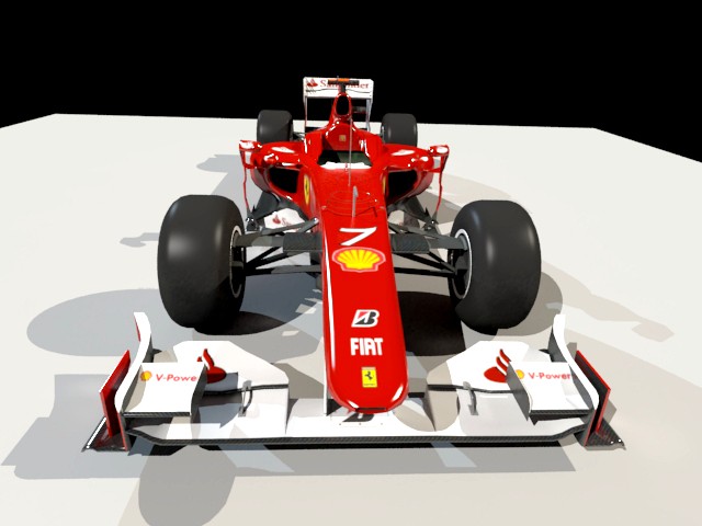 Ferrari F1 Race Car 3d model