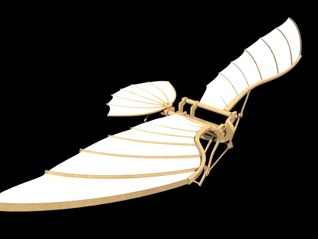 Leonardo Da Vinci - Flying Machine 3d model