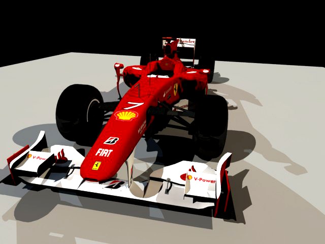 Ferrari F1 Race Car 3d model