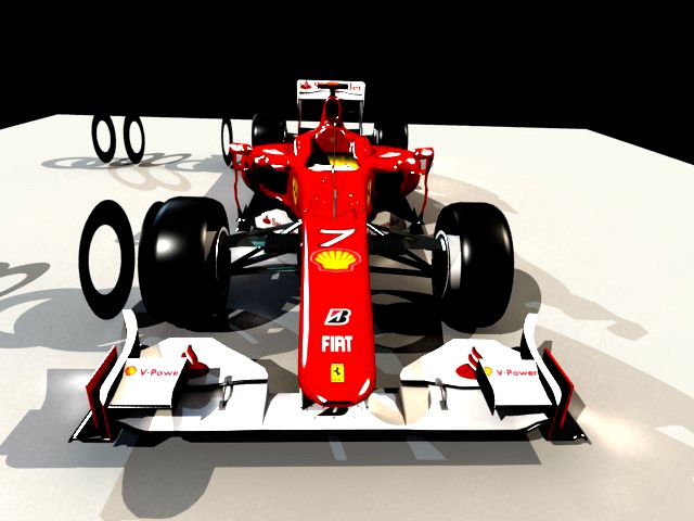 Ferrari F1 Race Car 3d model
