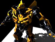Bumblebee Transformer Skin Animation 3d model