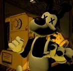 Boris the wolf poster 3d model