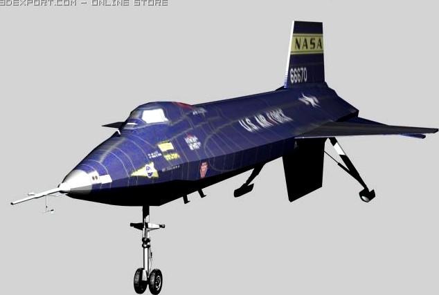 X 15 3D Model