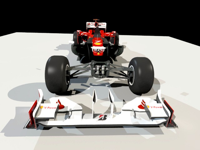 Ferrari F1 Race Car 3d model
