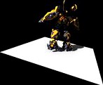 Bumblebee Transformer Skin Animation 3d model