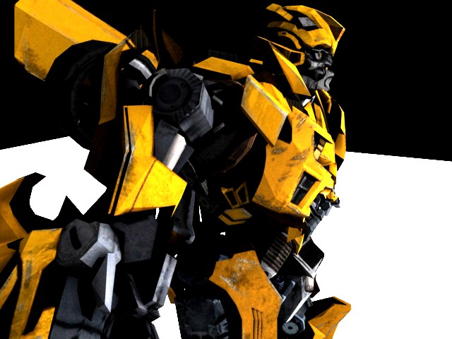 Bumblebee Transformer Animation 3d model