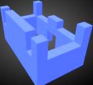 Isometric Drawings Recreation - Castle 3d model