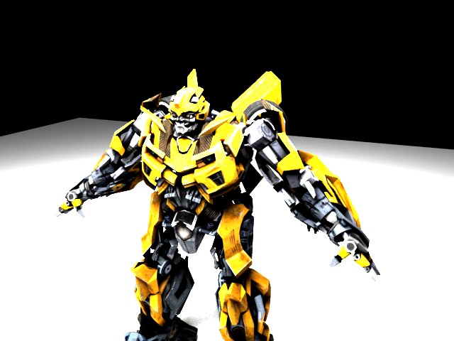Bumblebee Transformer Animation not 1 3d model