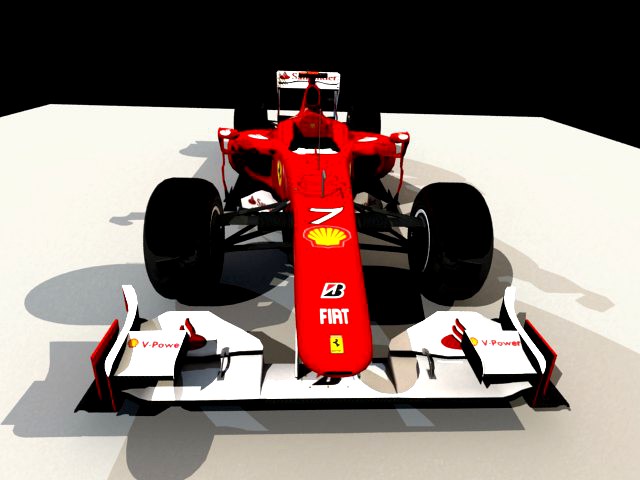 Ferrari F1 Race Car 3d model