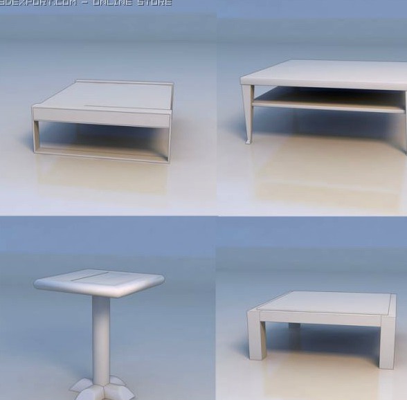 Table desk 3D Model