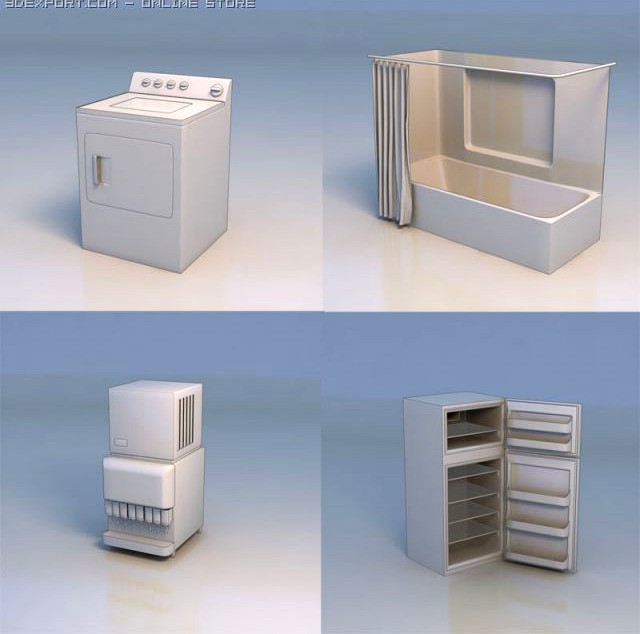 Washing machine 3D Model
