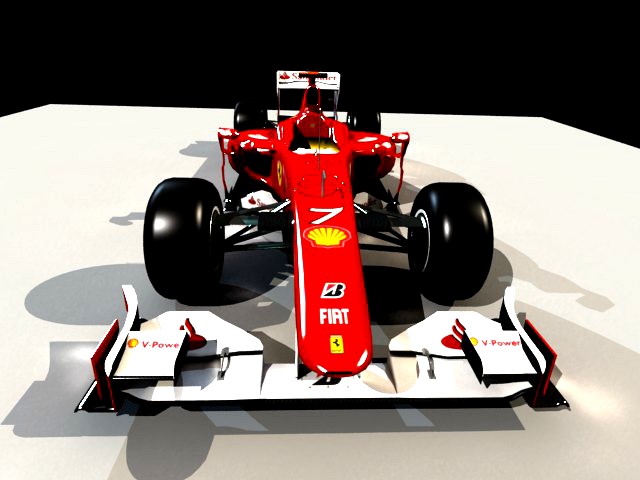 Ferrari F1 Race Car 3d model
