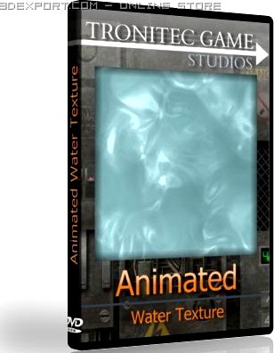 Animated Water Texture 3D Model