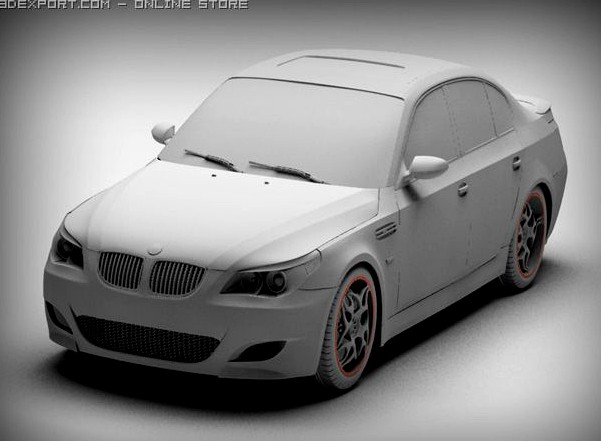 Download free BMW M5 by moslem tavakol 3D Model
