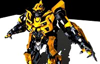 Bumblebee Transformer Animation 3d model