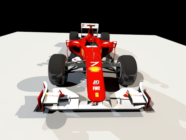 Ferrari F1 Race Car 3d model