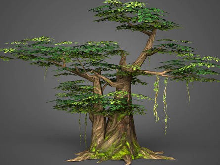 Game Ready Low Poly Tree 10 3d model