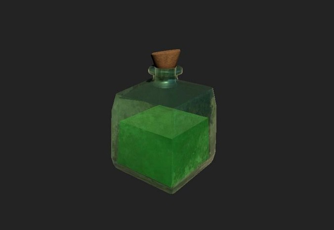 RPG Health-Mana-Stamina Realistic Potion 3d model