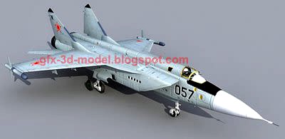 MIG 31 3d model