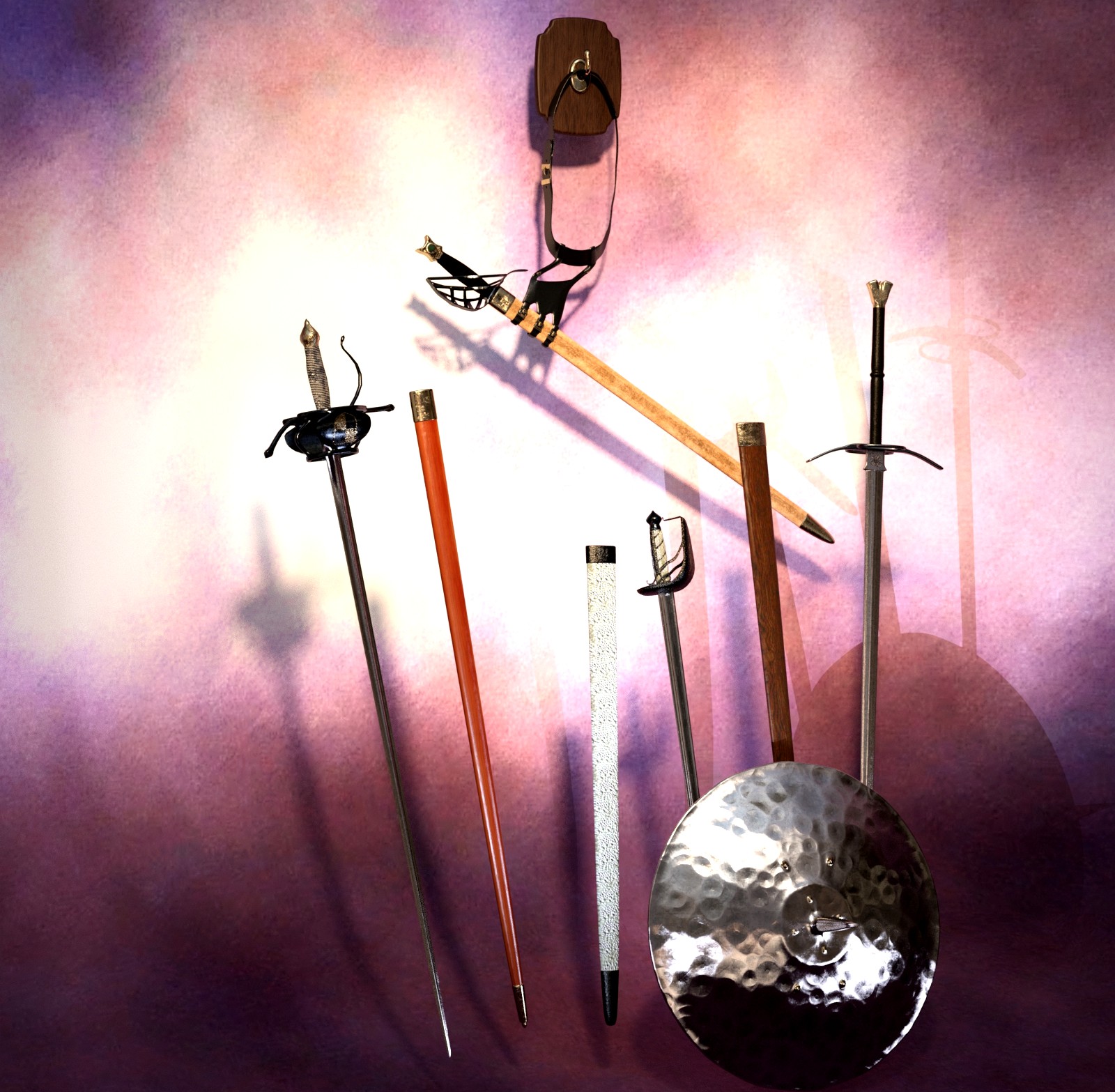Renaissance Swords Pack 3d model