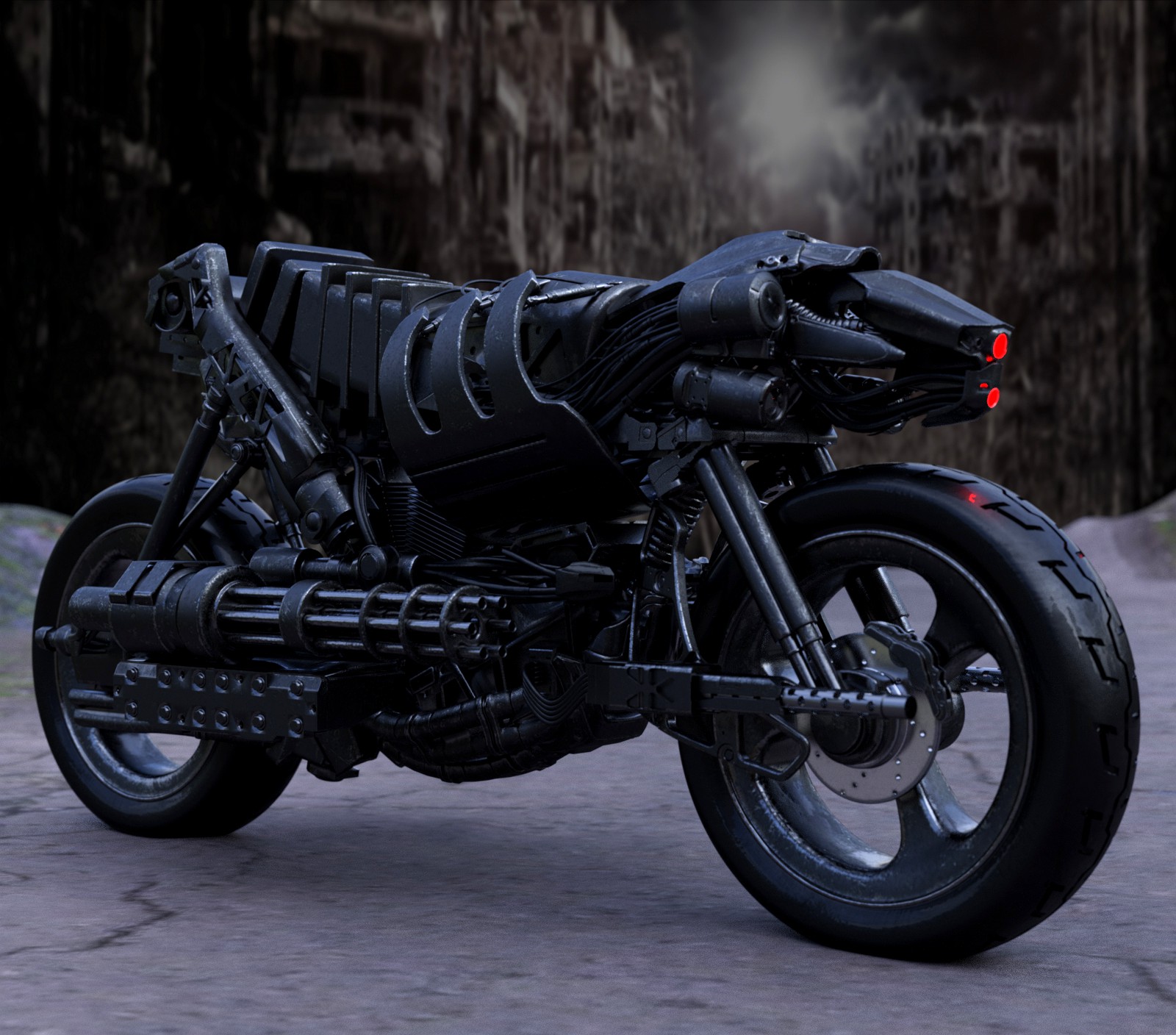 A.I. Predator Bike 3d model